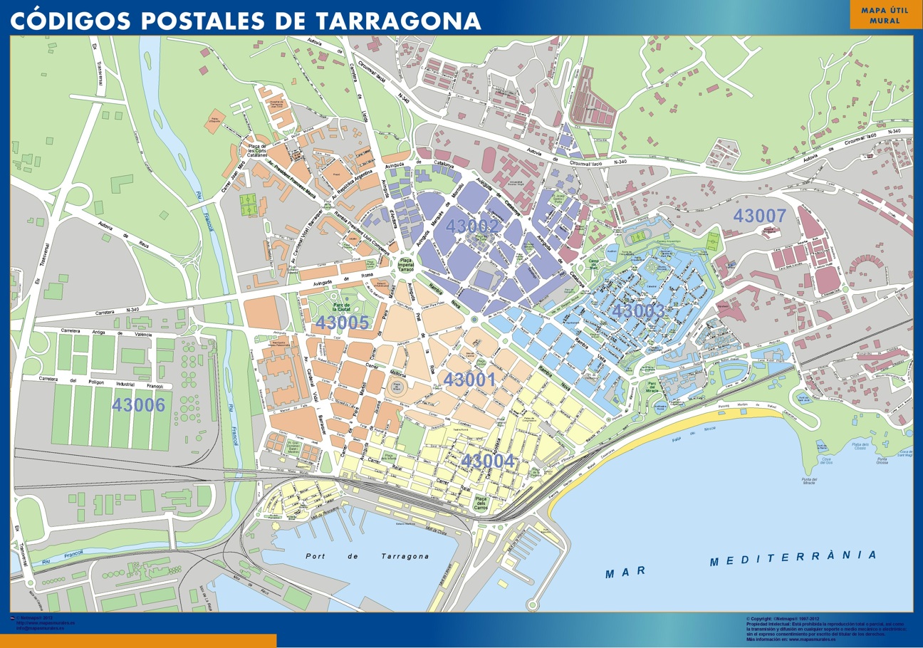 Tarragona maps | Wall maps of the world. THE WALL MAPS